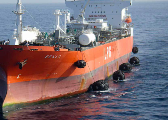 STS Operasi Hydro Pneumatic Fender, 1 - 10m Panjang Fender Perahu Komersial