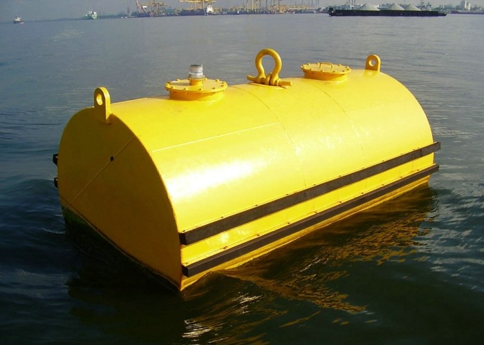 Modular Anchor Pendant Marine Steel Mooring Buoys Foam Diisi Pelampung