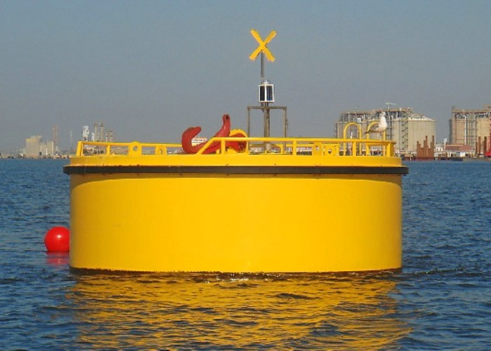 Marine Surface Buoyancy Steel Mooring Buoy Dengan Quick Release Hook ...